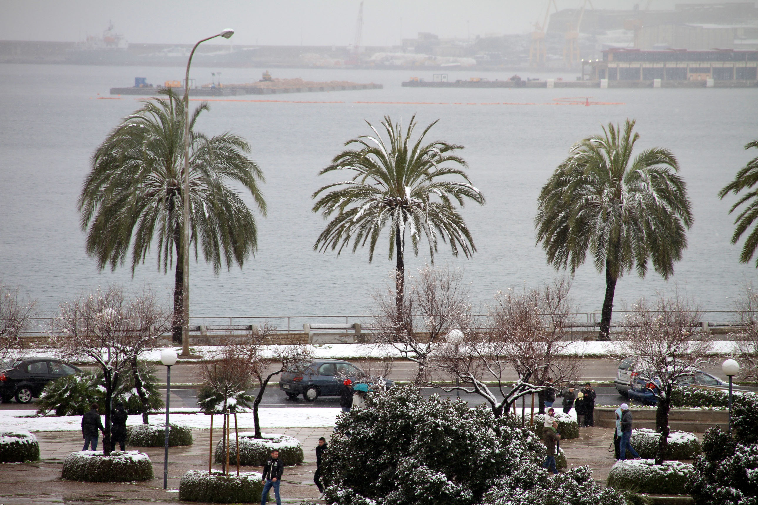 Poemas del río Wang: Snow in Palma