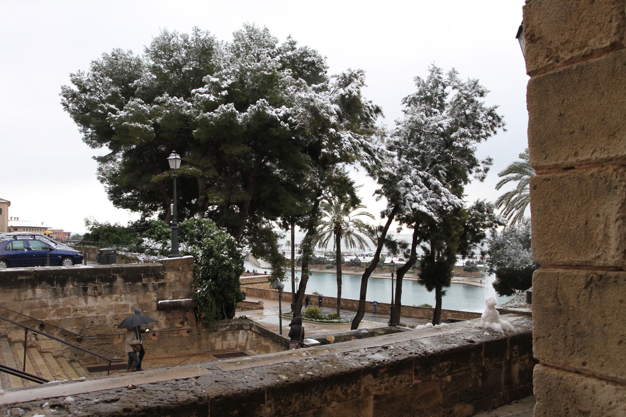 Poemas del río Wang: La nieve en Palma